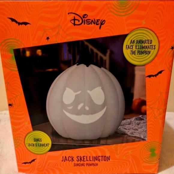 Disney | Holiday | Disney Tim Burtons Jack Skellington Singing Pumpkin ...